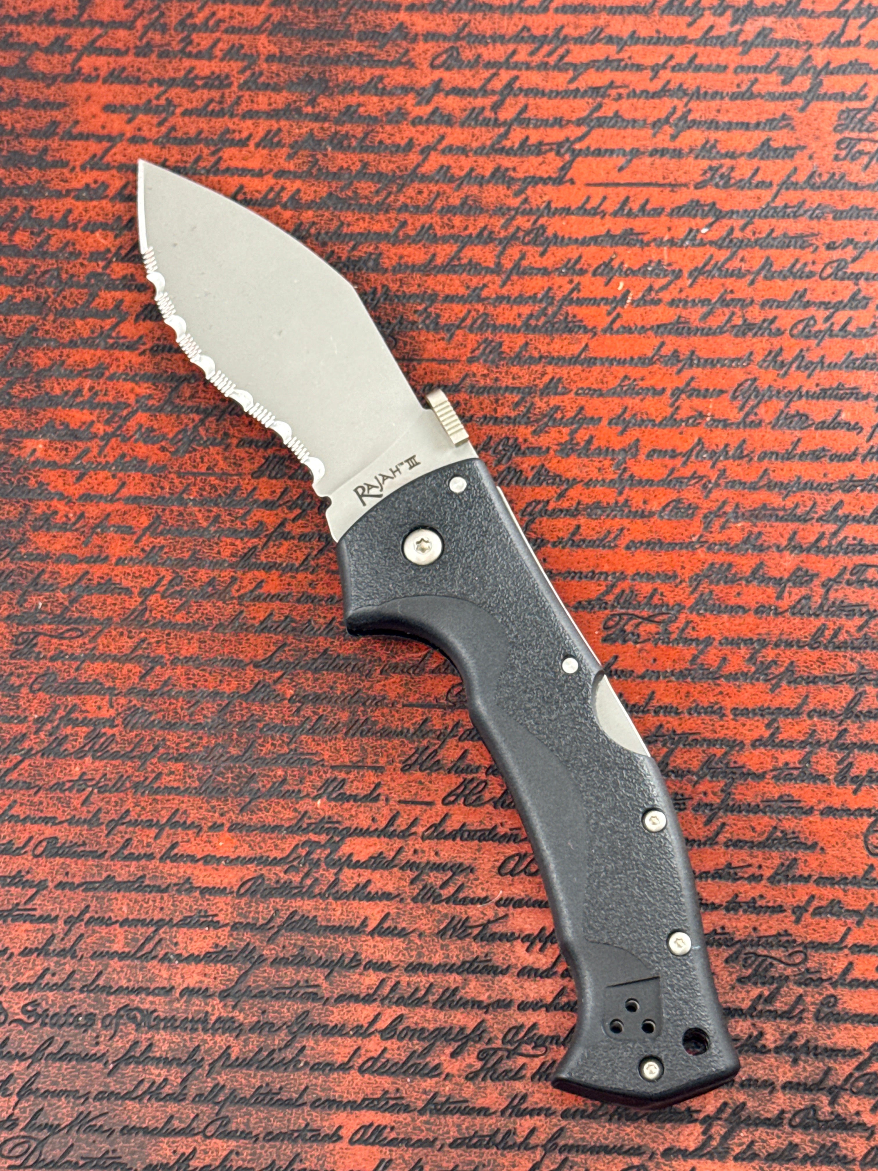 Cold Steel Rajah III Serrated ( Used with Box ) – Judith Knife Company ...